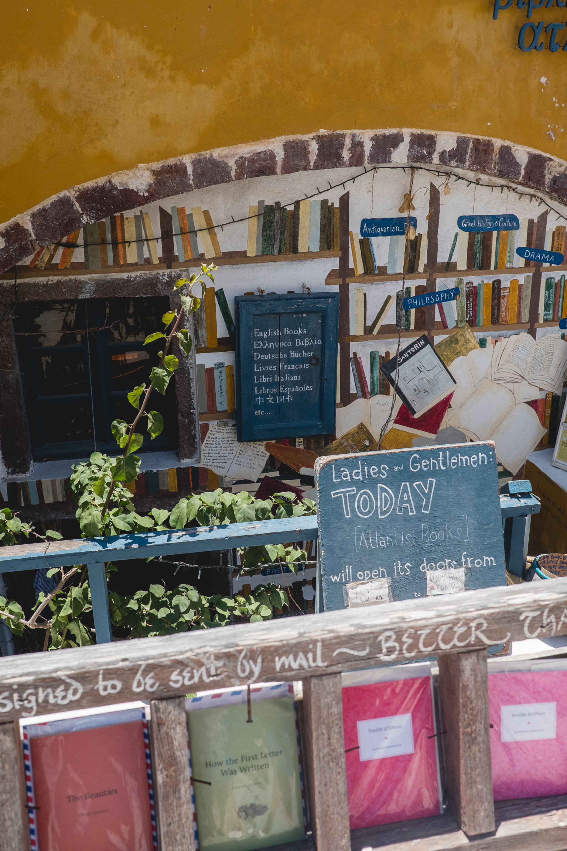 Atlantis Books | Oia, Santorini - Live Lovely Photography