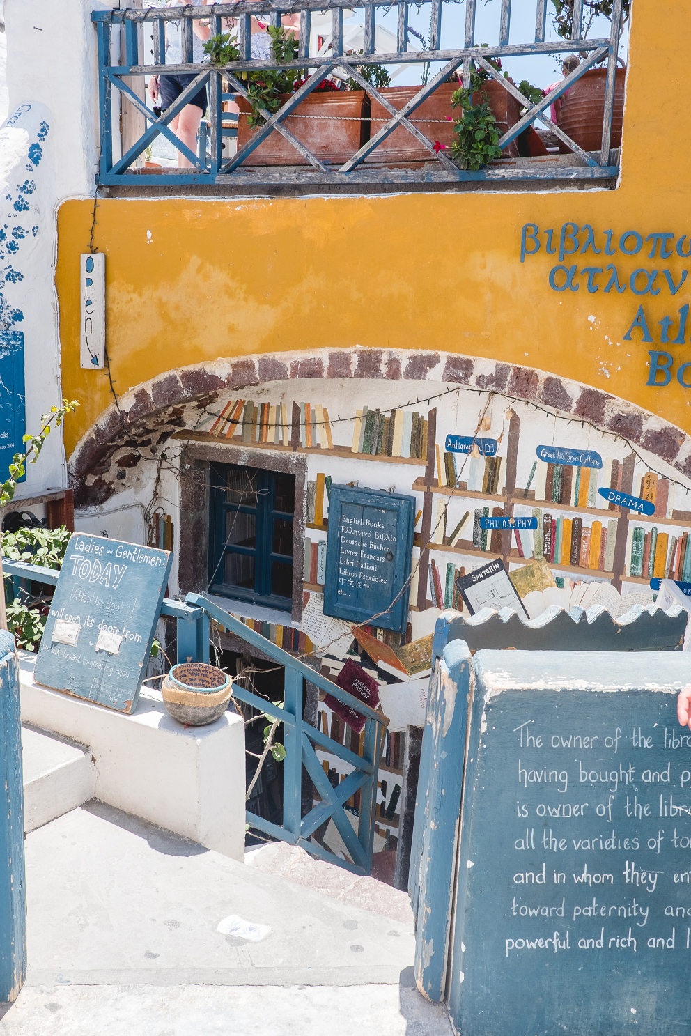 Atlantis Books | Oia, Santorini - Live Lovely Photography