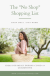 A "No Shop" Grocery List & Meal Ideas To Keep You Satisfied While Stuck ...