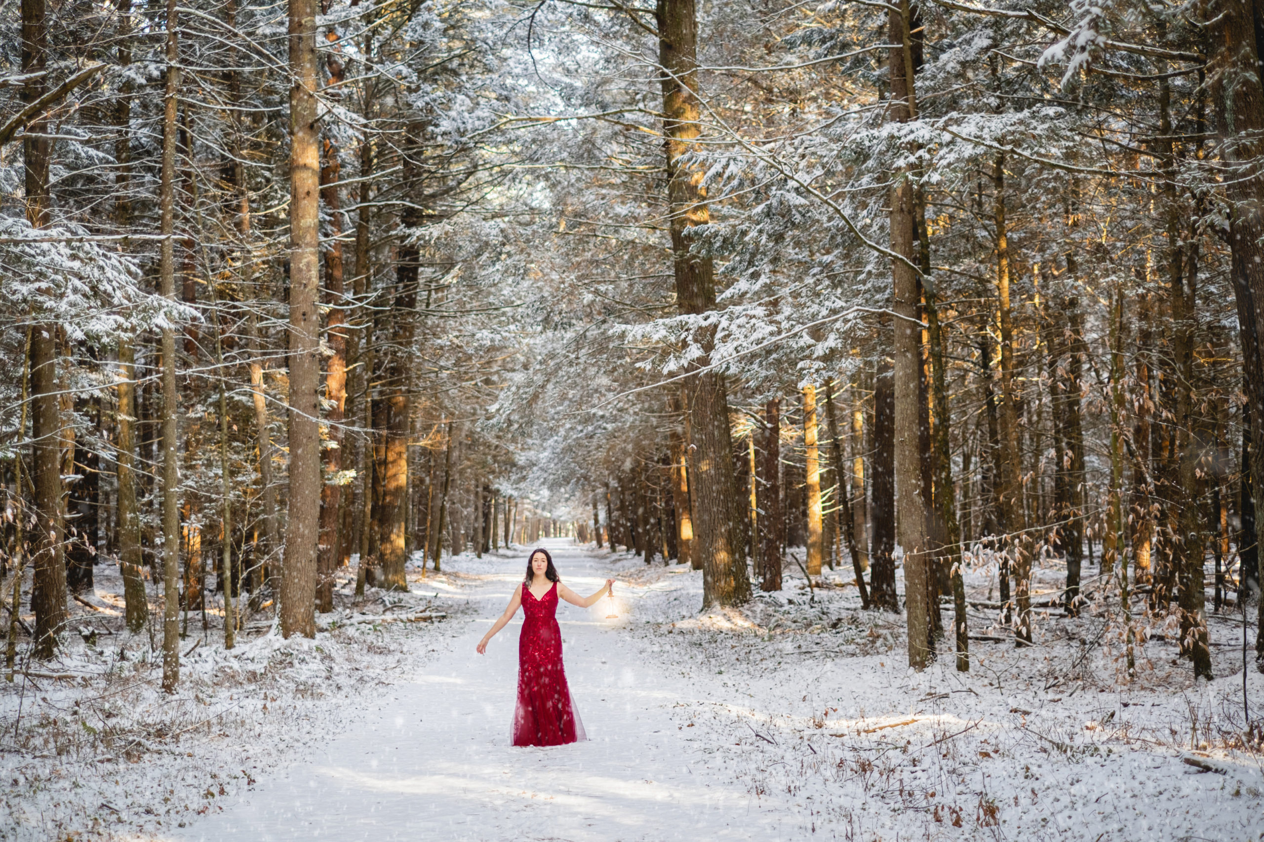 A Creative Winter "Snow Princess" Photo Shoot - Live Lovely Photography