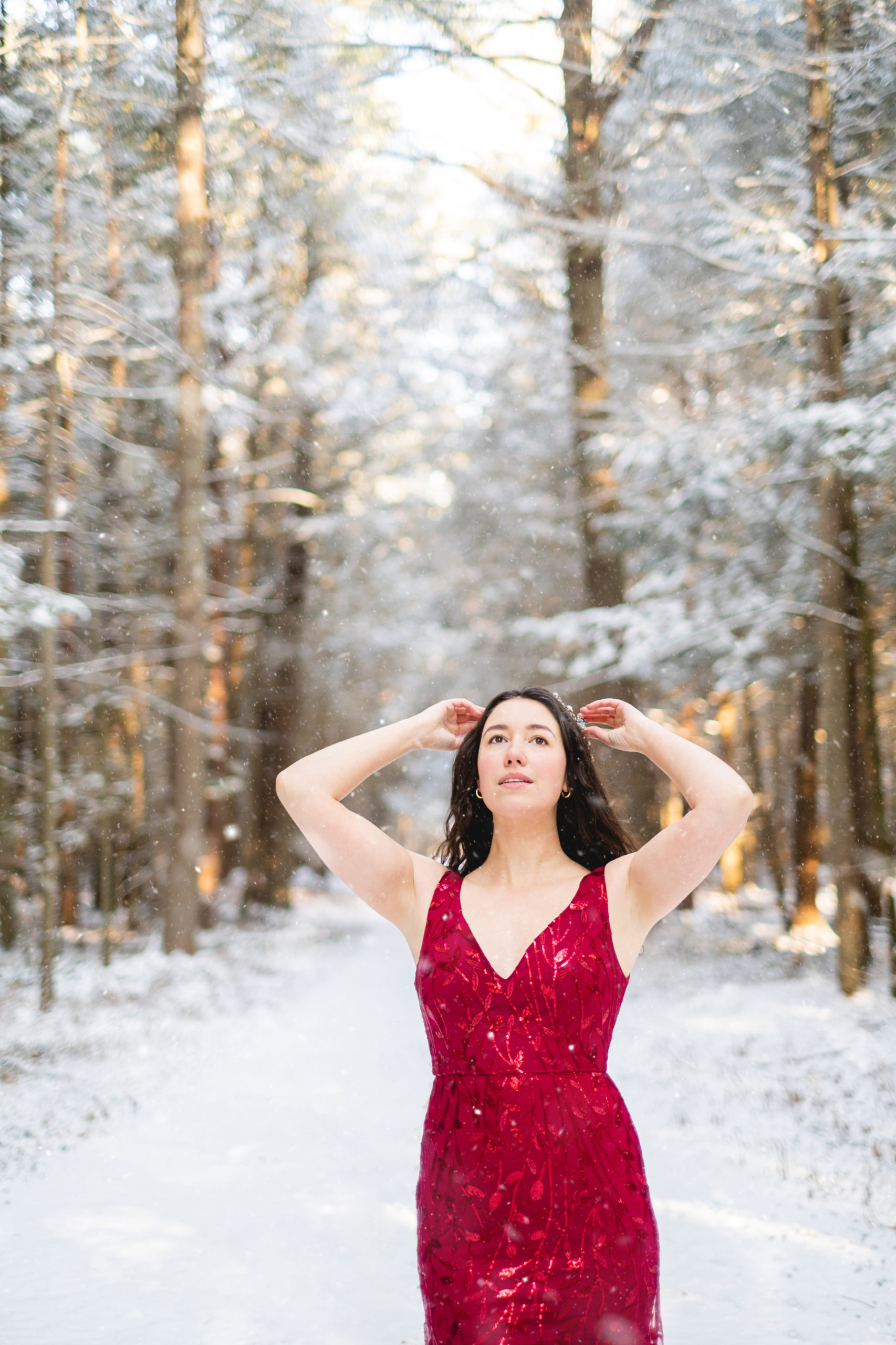 A Creative Winter "Snow Princess" Photo Shoot - Live Lovely Photography