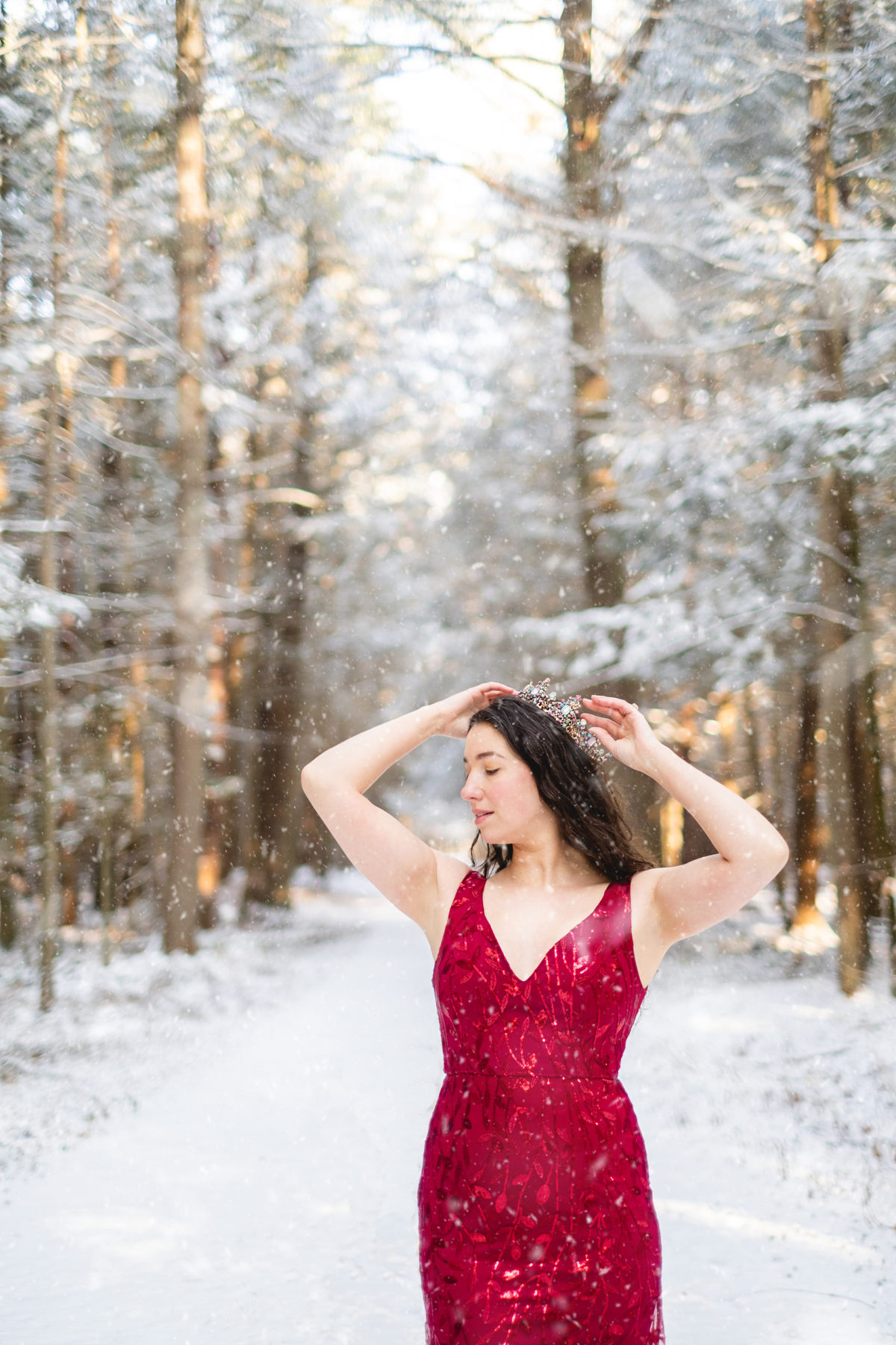 A Creative Winter "Snow Princess" Photo Shoot - Live Lovely Photography