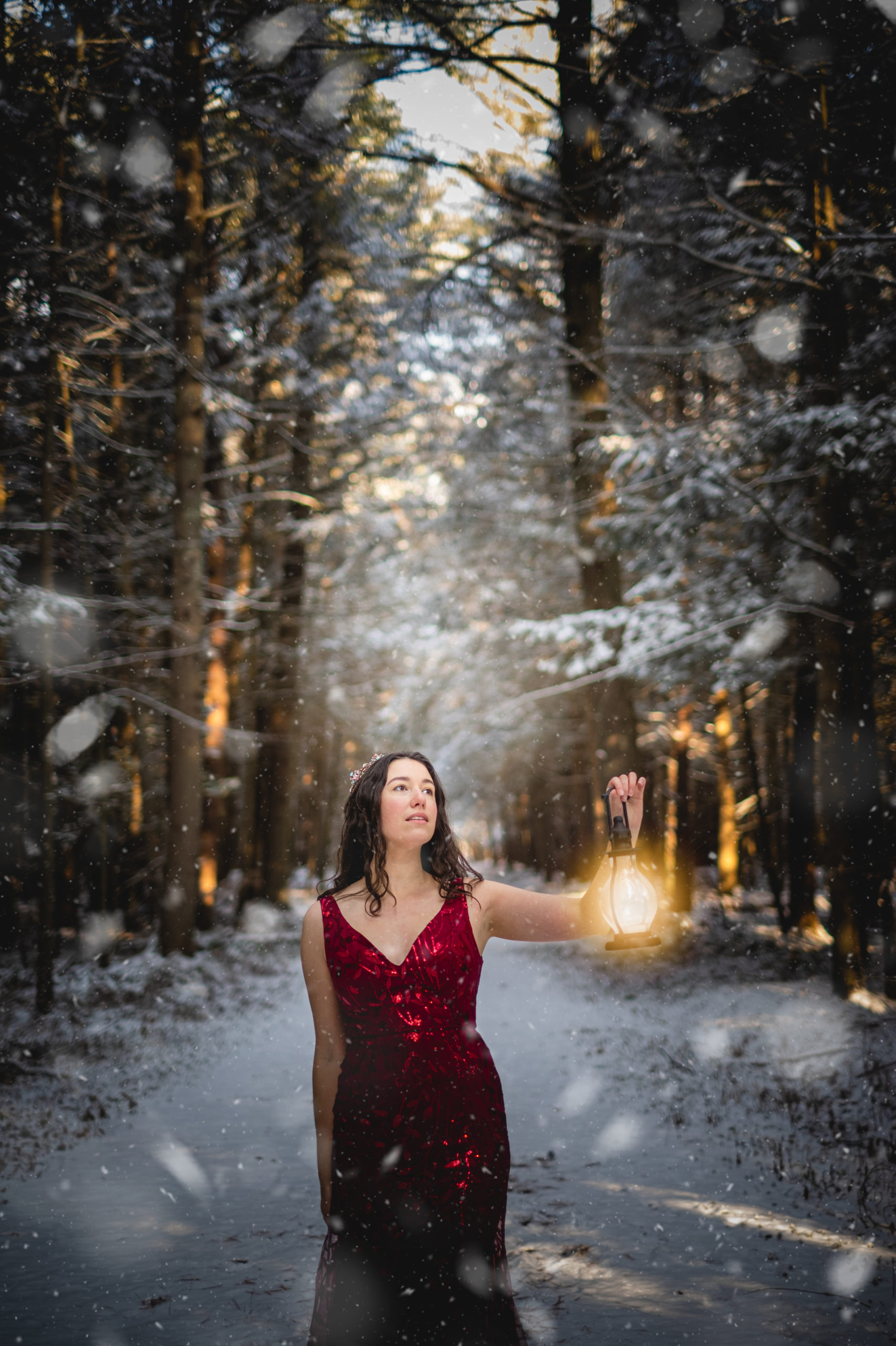 A Creative Winter "Snow Princess" Photo Shoot - Live Lovely Photography