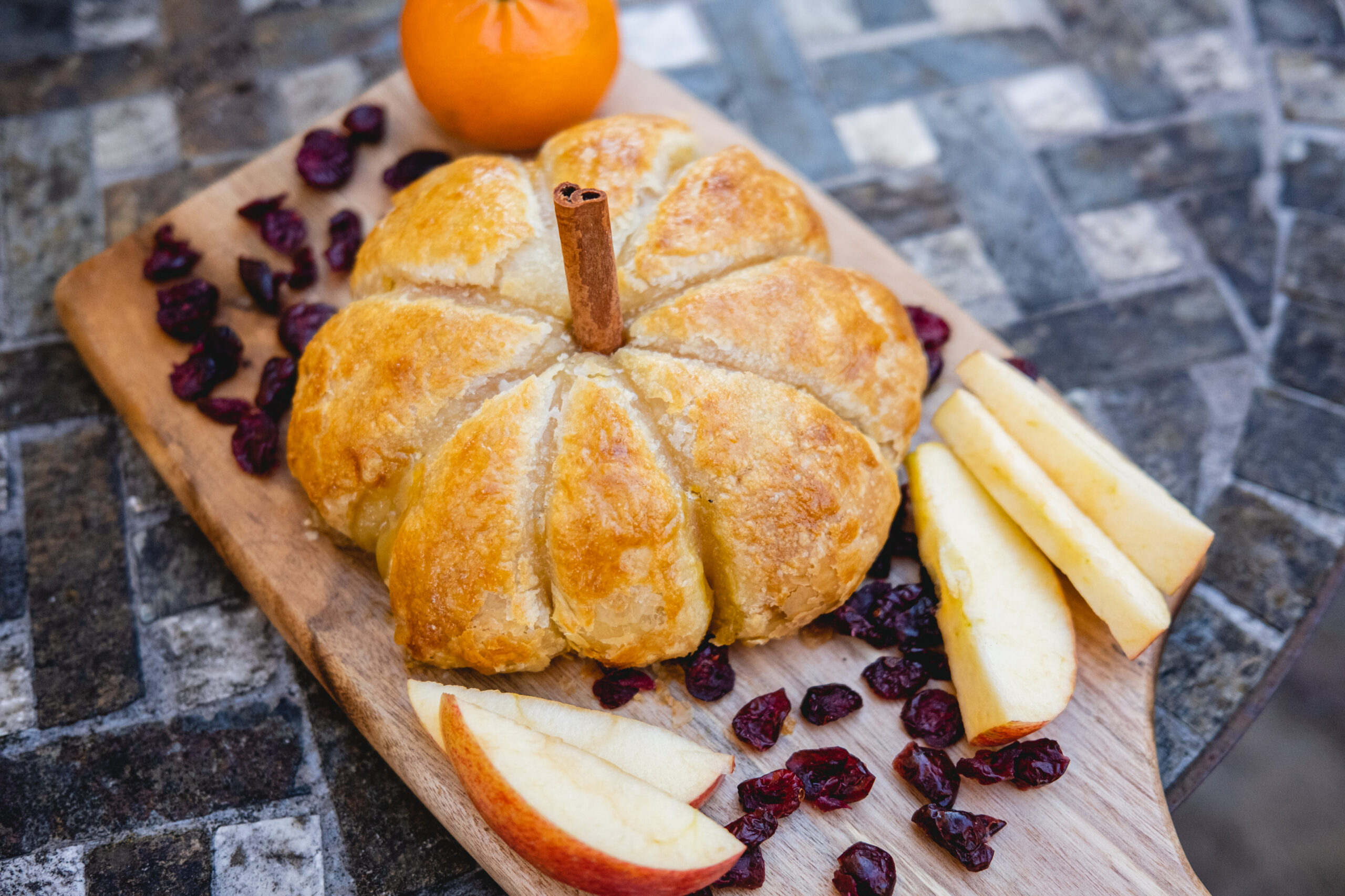 A Pumpkin Baked Brie For Your Fall Gatherings - Live Lovely Photography