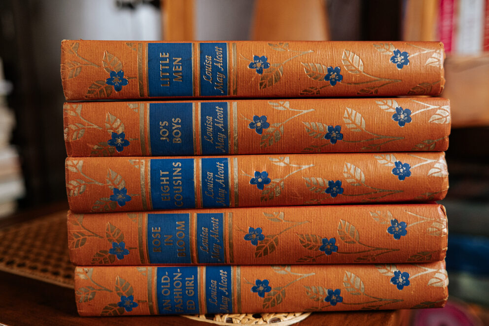 A Thrifted Louisa May Alcott Book Set - Live Lovely Photography