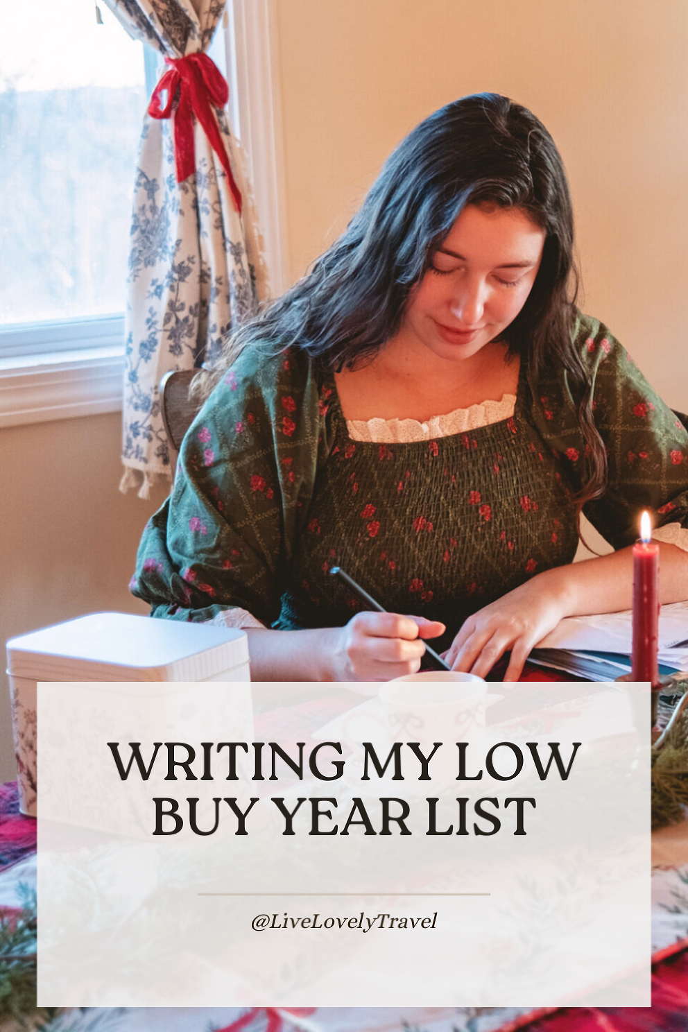 Make Your Own Low-Buy Year List - Live Lovely Photography