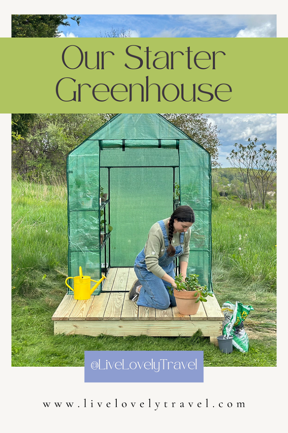 The Hill Top Cottage Garden Greenhouse - Live Lovely Photography